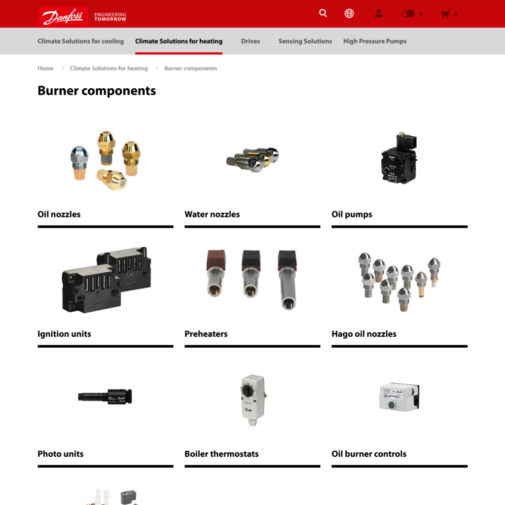 Danfoss Burner Components - Ablaze Engineering